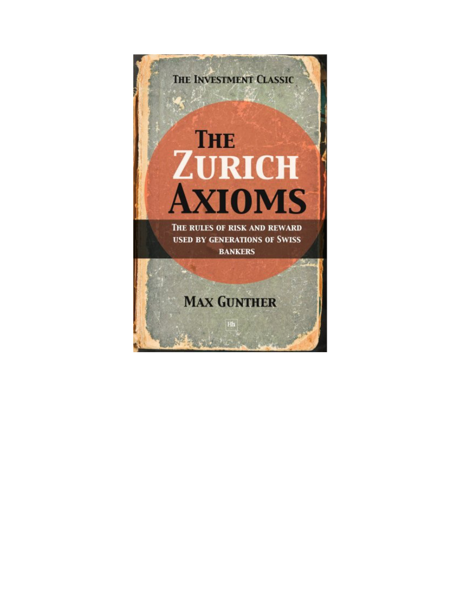 The Zurich Axioms PDF - Max Gunther