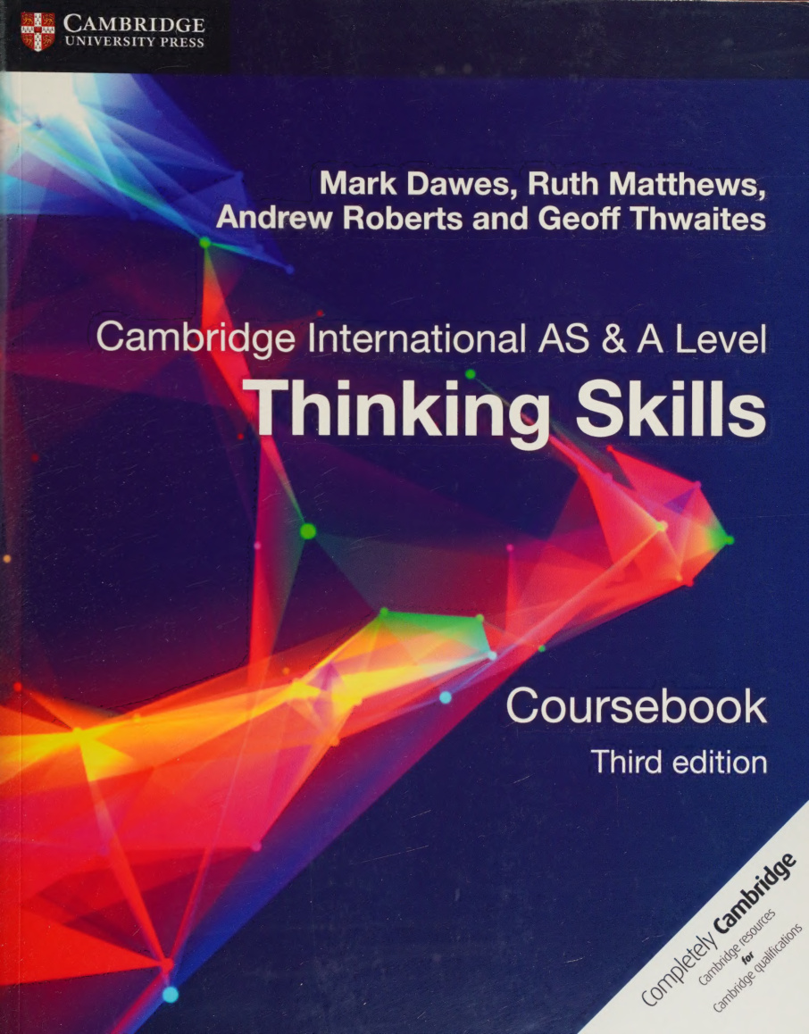 Cambridge International AS and A Level Thinking Skills PDF Download ...